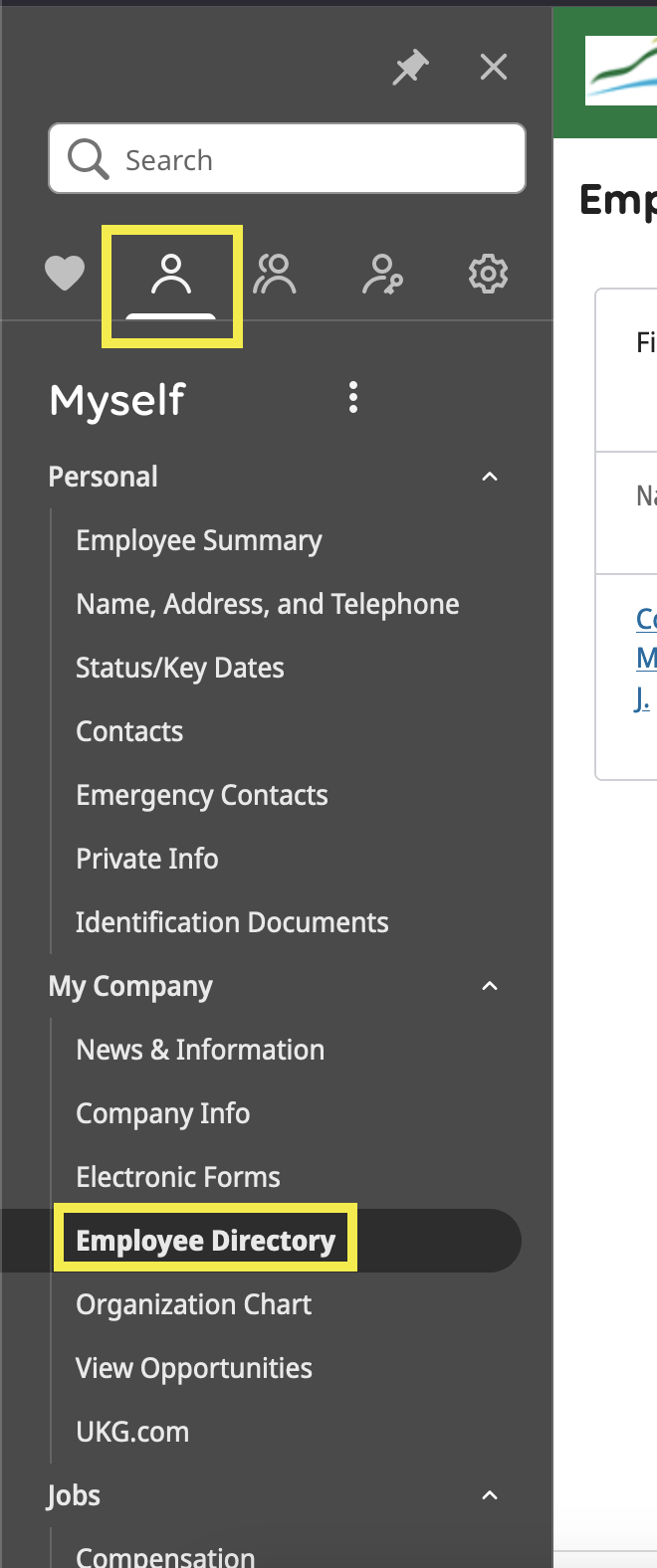 Employee Directory UKG - VSC IT